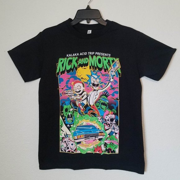 Shirts | New Rick And Morty Acid Trip Unisex Silkscreen Tshirt Small2xl ...